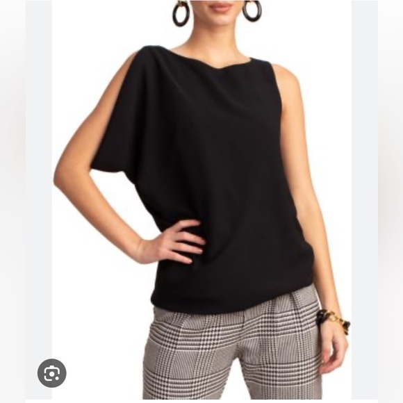 Trina Turk | Tops | Trina Turk Sunset Drapedside Blouse | Poshmark